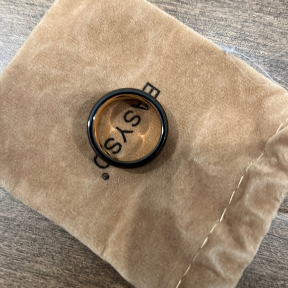 Accessories | Tungsten Ring Black And Rose Gold Inside | Poshmark
